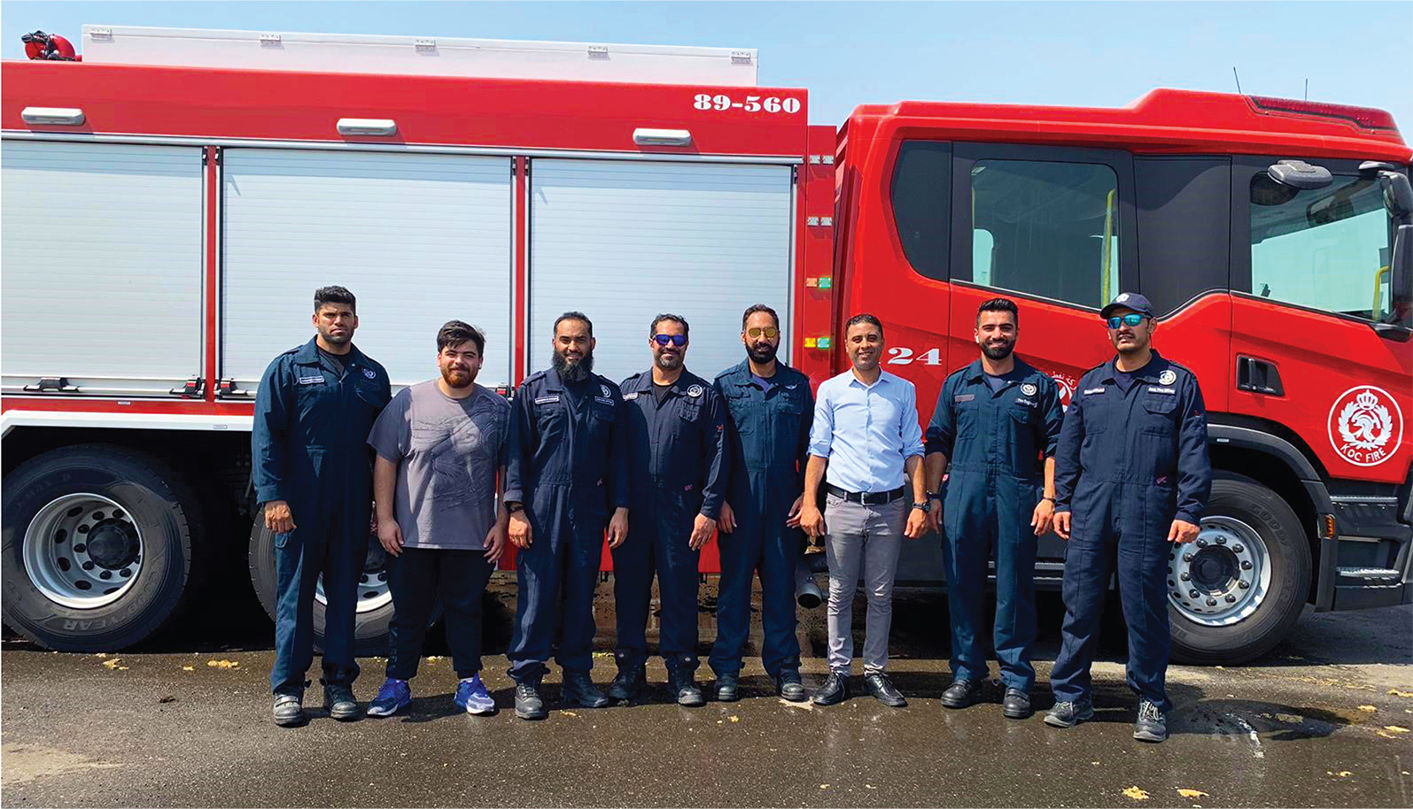 NAFFCO News — 14 NAFFCO Fire Trucks Delivered to Kuwait Oil Company